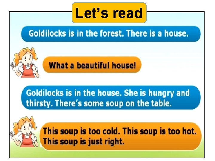 Unit 1 Goldilocks and the three bears forest