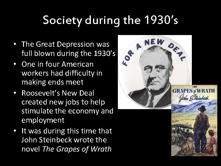 History of American Journalism The 1930s Rebecca Sessions