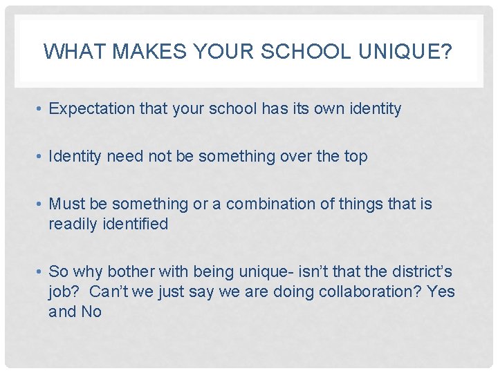 INNOVATION THE KEY TO HIGH RELIABILITY PRESENTATION TO