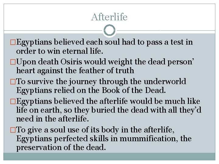 Egyptian Civilization Egyptian Religion Egyptians were polytheistic ...