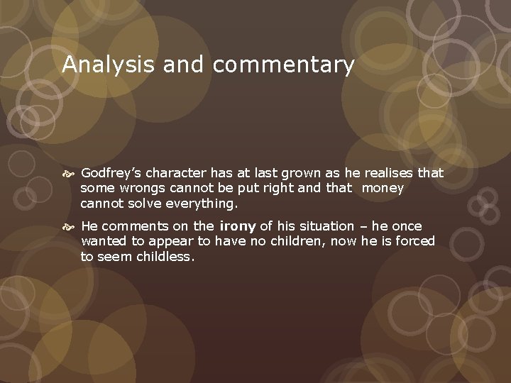 Chapter 20 and 21 Silas Marner by George