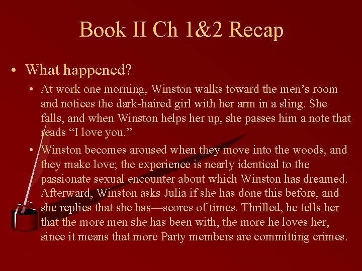 1984 Book II Ch 3 6 George Orwell