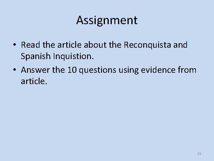 King Ferdinand Queen Isabella The Spanish Reconquest Lesson
