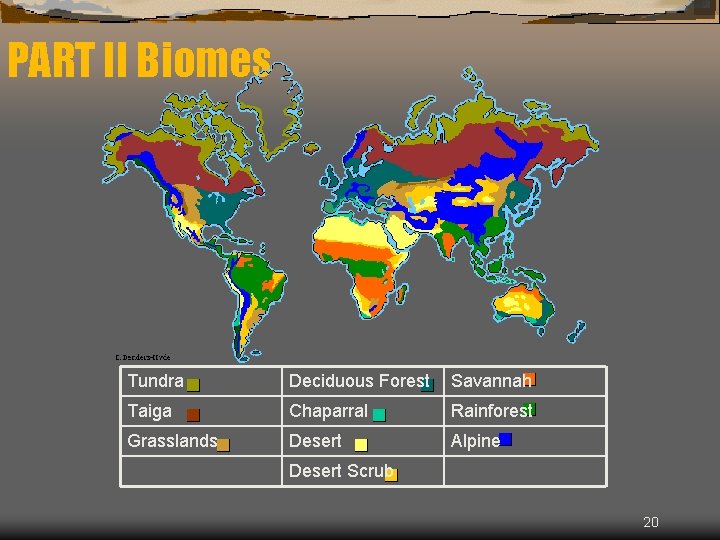 Interactions of Life Chapter 12 Biomes 1 Section