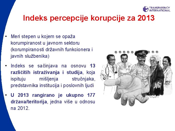 Globalni Indeks percepcije korupcije CPI 2013 Transparency International