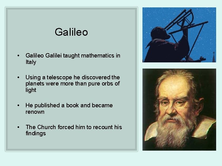 The Scientific Revolution Chapter 17 Section 1 Background