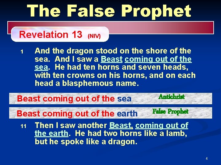 1 The False Prophet His Character Abilities 1