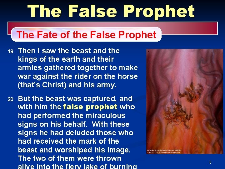 1 The False Prophet His Character Abilities 1