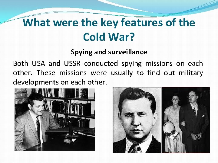 What was the Cold War Lesson objectives To