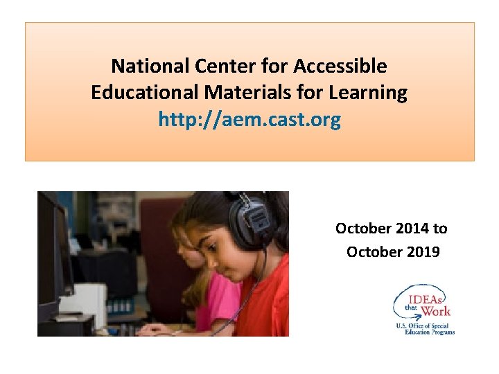 Welcome to the December 3 2015 AIM webinar