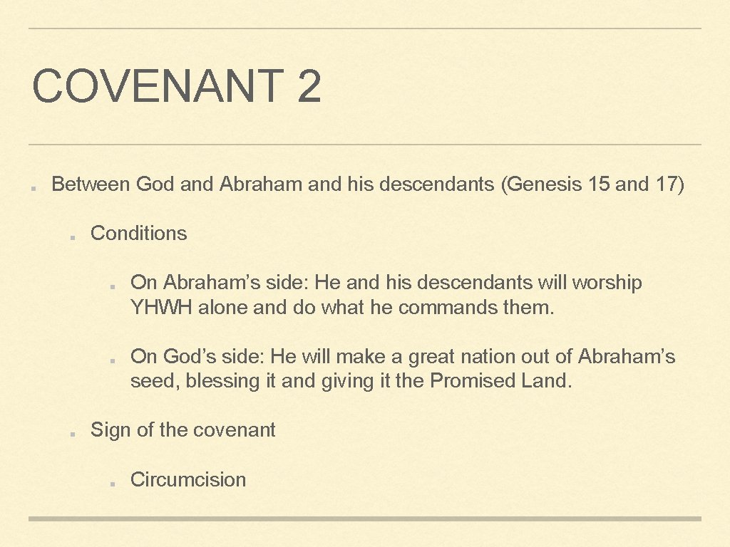 ABRAHAM COVENANT AND CHOSENNESS Professor Tate 83017 VOCABULARY