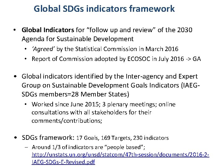 Measuring Disability to support the followup and review