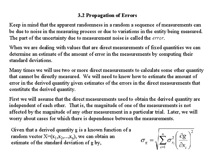 Signal and Data Processing CSC 508 Basic Methods