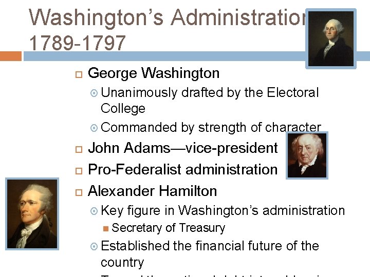 President George Washington Born on February 22 1732