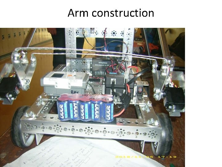Mechanical Design of Robots High School Competitions In