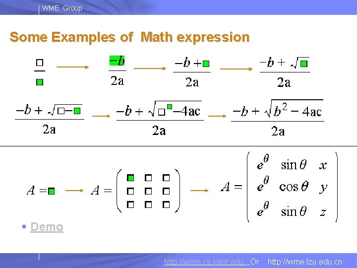 Math Edit A Browserbased Visual Mathematics Expression Editor