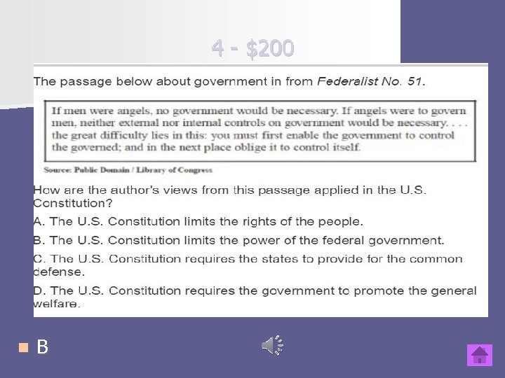 Jeopardy Safeguards Limited Bill of Rights Preamble Limits