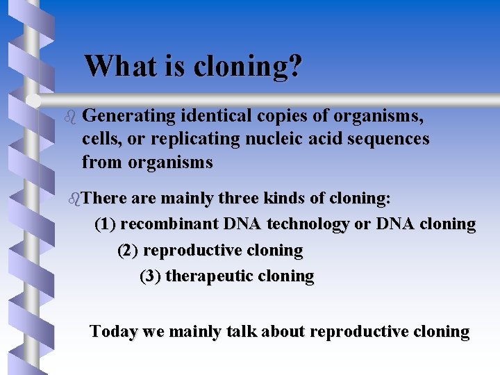 Summary Outline Part One Made by Chenghong Li