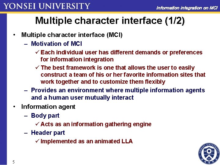 Chapter 12 Web Information Integration Using Multiple Character