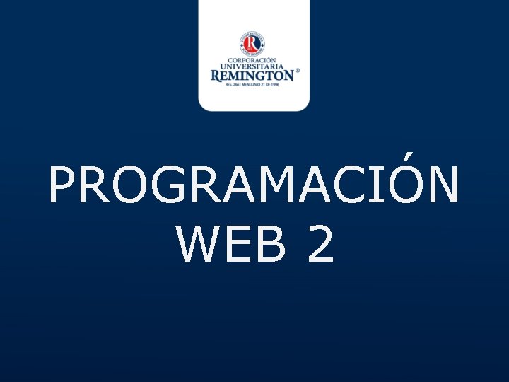 PROGRAMACIN WEB 2 POO A diferencia de la