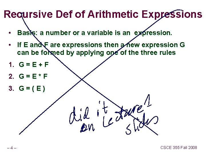 CSCE 355 Foundations of Computation Lecture 2 Alphabets