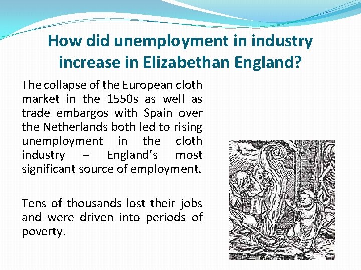 Why did poverty increase in Elizabethan England Learning