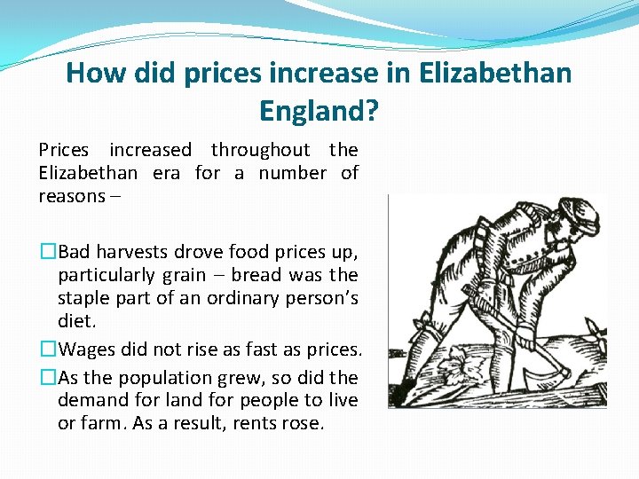 Why did poverty increase in Elizabethan England Learning