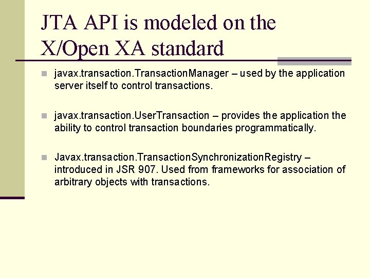 Distributed Transactions in Java EE Nikolai Tankov SAP