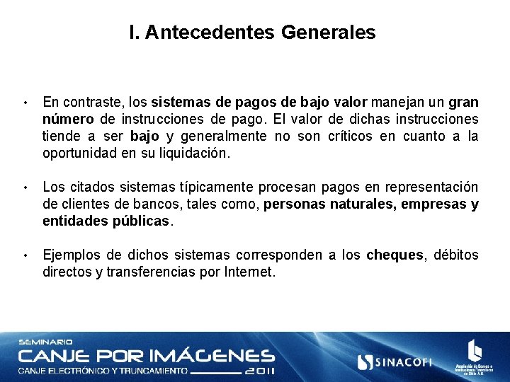 Evolucin del Sistema de Pagos de Bajo Valor