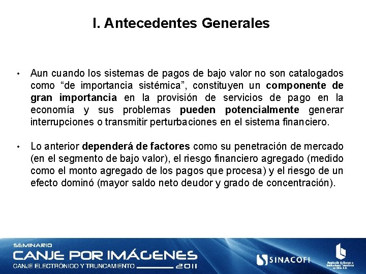 Evolucin del Sistema de Pagos de Bajo Valor