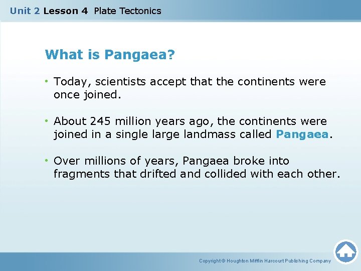 Unit 2 Lesson 4 Plate Tectonics Florida Benchmarks