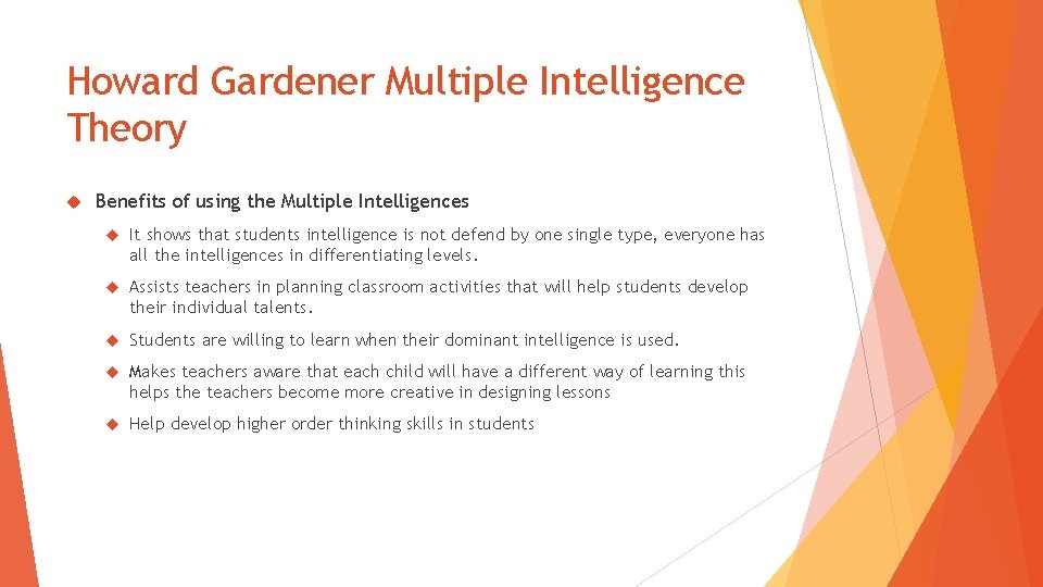 Multiple Intelligences By Emma Mercuri and Kayla Vinci