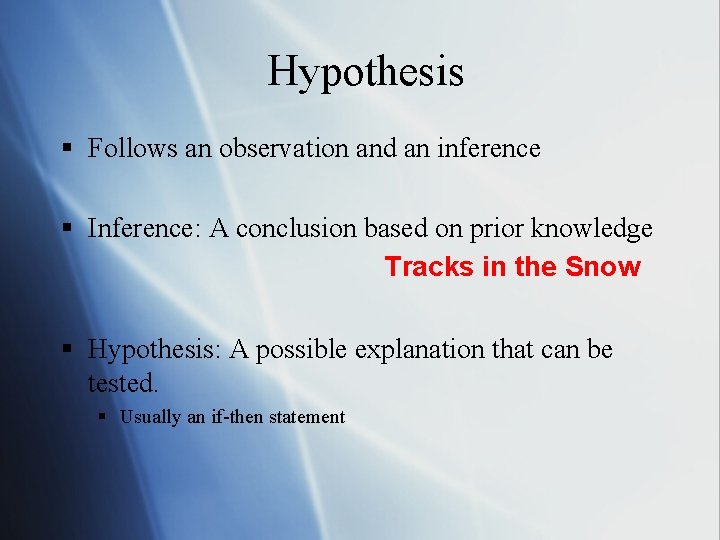 Chapter 1 The Science of Biology What is