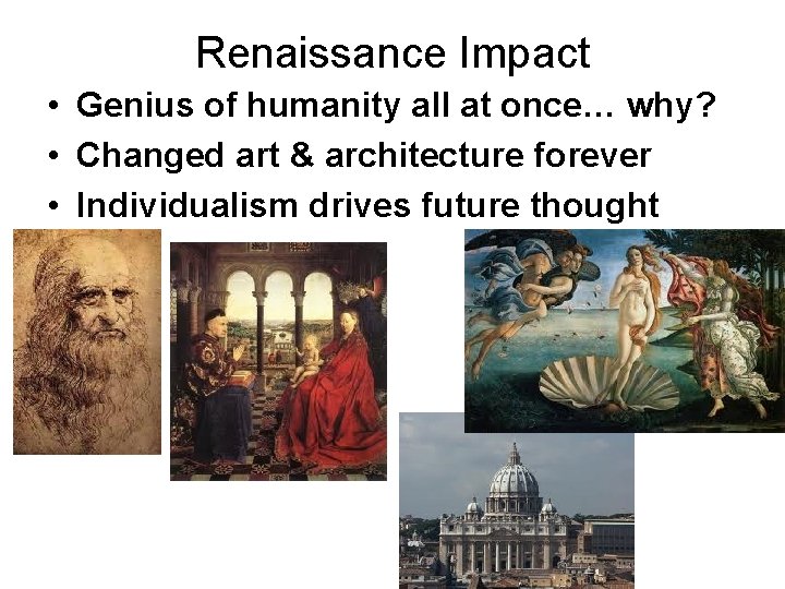 Renaissance Art Architecture The Rebirth of Classical Ideas