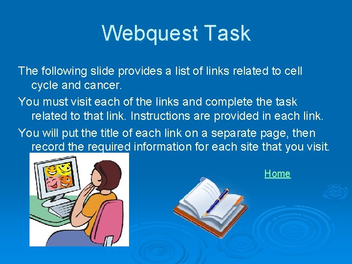 Investigation of the Cell Cycle Introduction Background Task