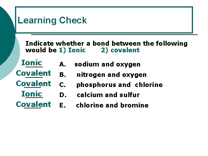Water Chapter 6 2 Covalent Bonding and Molecular