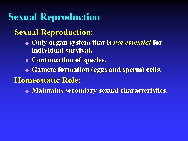 Chapter 16 Chapter 17 Biology 25 Human Biology