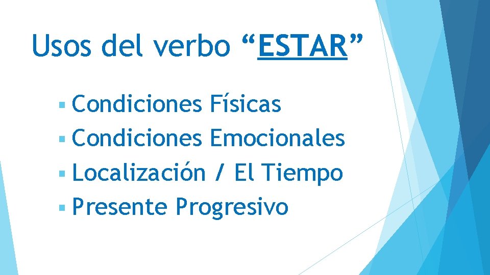 TO BE SER vs ESTAR Ser and Estar