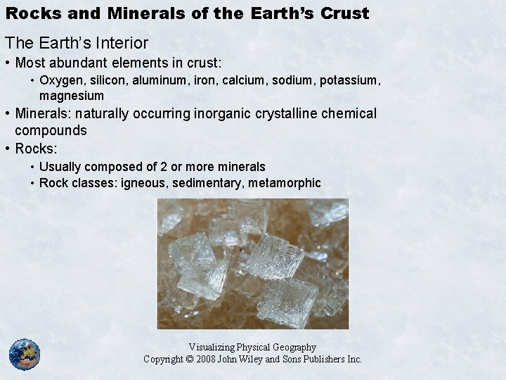 BASIC GEOLOGY Chapter 3 Earth Materials and Plate
