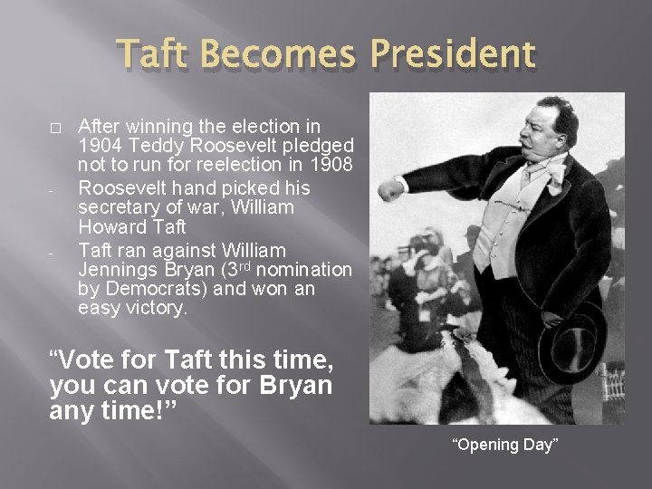 CHAPTER 6 LESSON 2 ROOSEVELT AND TAFT Objectives