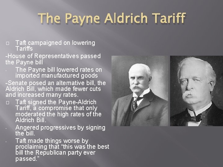 CHAPTER 6 LESSON 2 ROOSEVELT AND TAFT Objectives