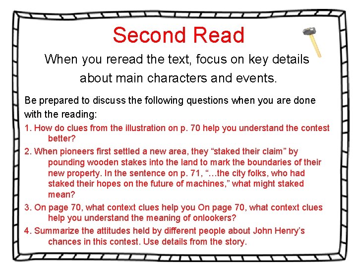 Objectives Reading Unit 2 Lesson 15 Module A