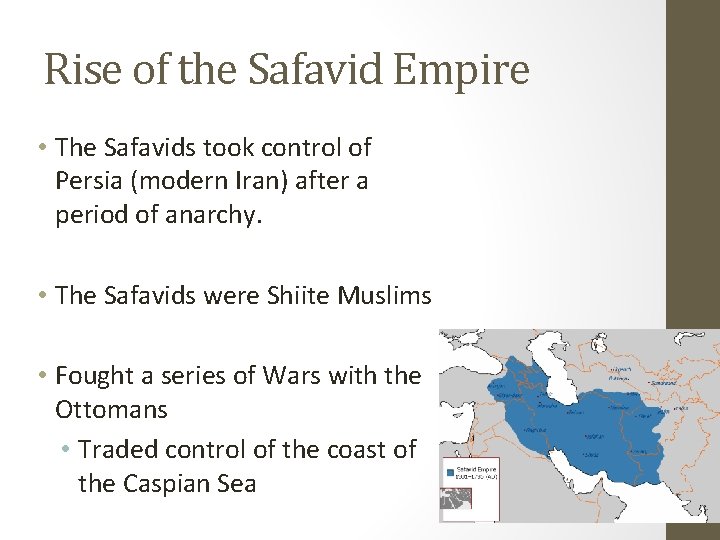 Gunpowder Empires Standards 9 a Describe the origins