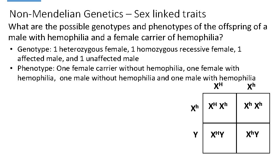 Beyond Mendelian Inheritance Part 2 Lesson Number 5