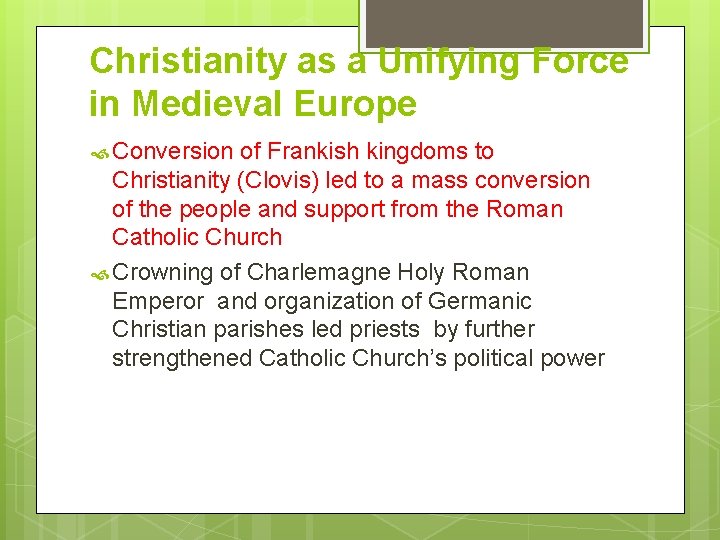 U 4 LG 1 Medieval Europe Byzantine Empire