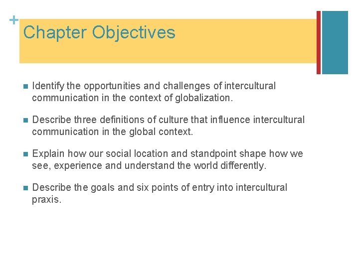 Intercultural Communication Globalization and Social Justice Chapter 1
