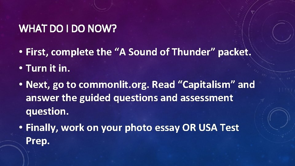 ENGLISH II 23 JANUARY 2020 THE BUTTERFLY EFFECT