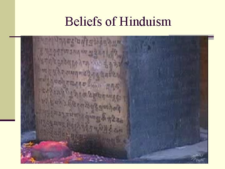 HINDUISM HISTORY BELIEFS HISTORY OF HINDUISM Developed out