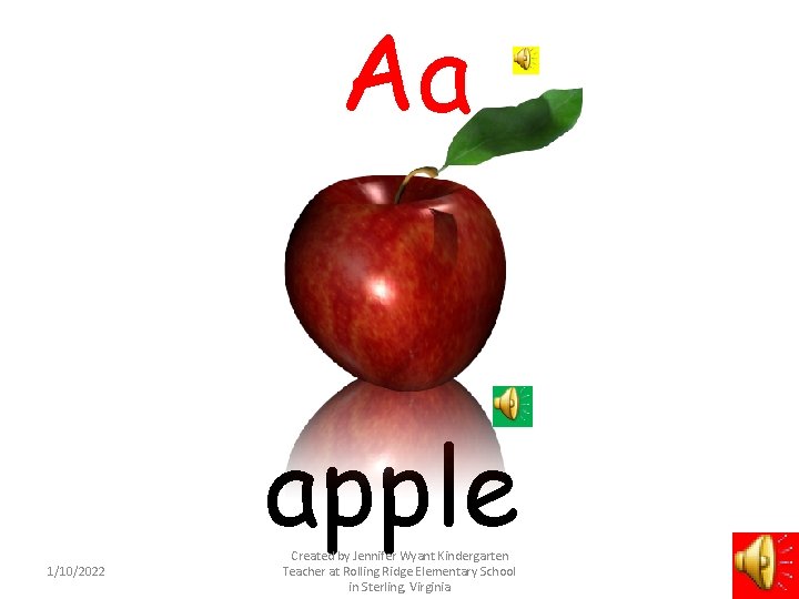 Letters and letter sounds created by Jennifer Wyant