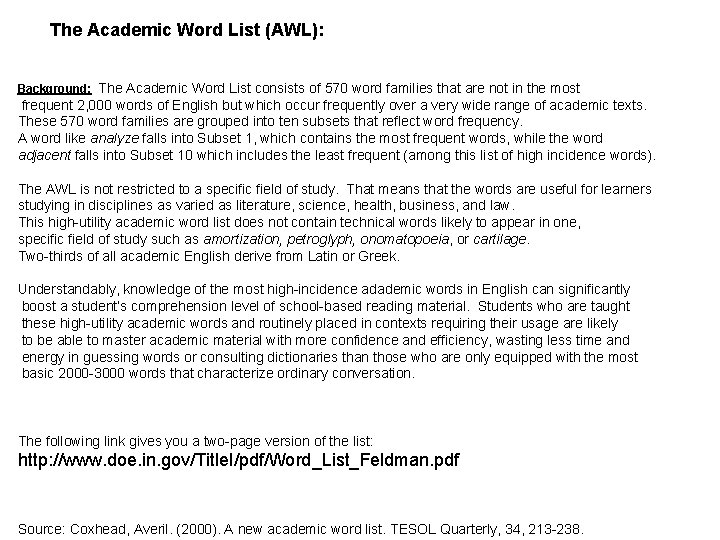 Vocabulary The Importance of Building a Powerful Vocabulary